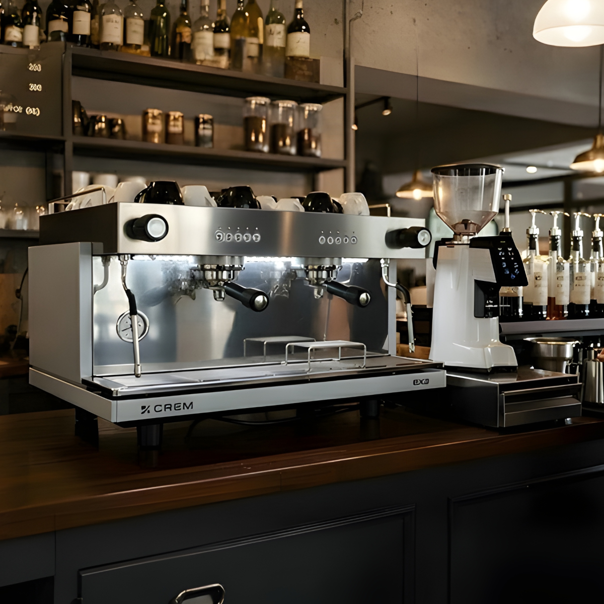 EX2 Tall 2 Group Espresso Machine Package